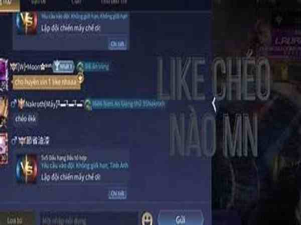 Chéo like trong liên quân là gì và cách thực hiện nó